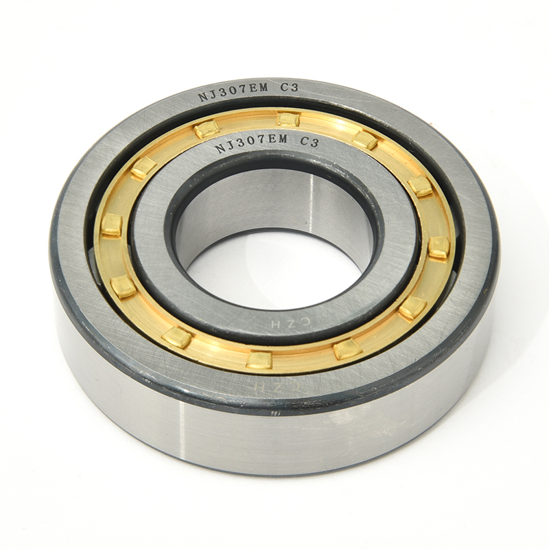 NJ Type Cylindrical Roller Bearings With Brass Cage